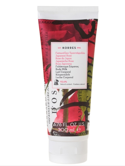 Korres | Bath & Body | Korres Japanese Rose Body Milk 20ml Full Size ...